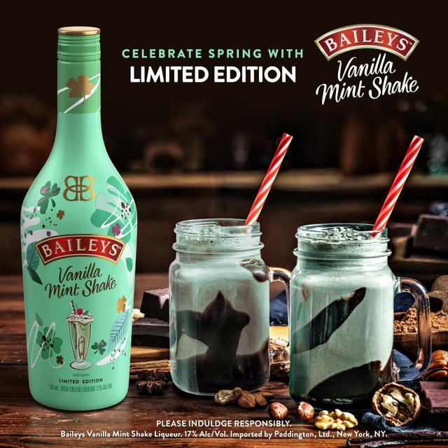 Baileys Vanilla Mint Shake Irish Cream Liqueur | ReserveBar