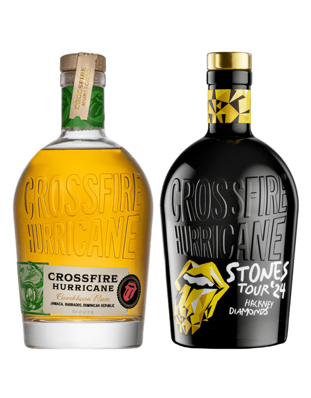 Crossfire Hurricane Rum Limited Edition Hackney Diamonds Gift Set ...